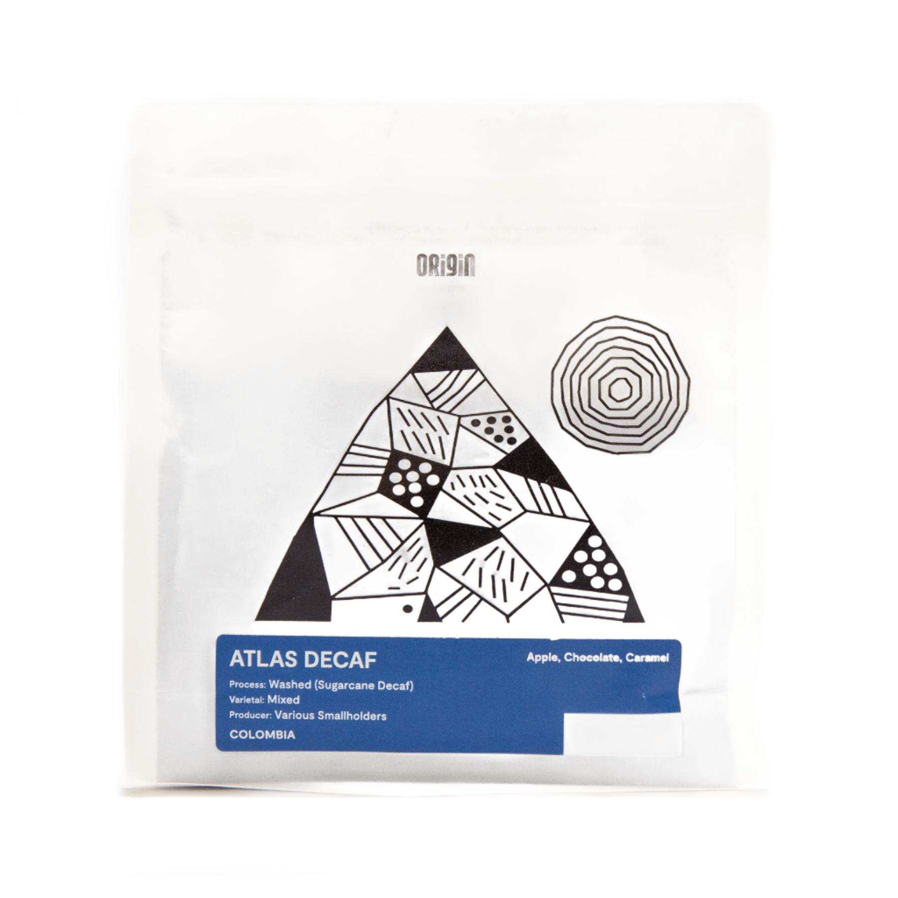 Origin decaf filter ground coffee 250g