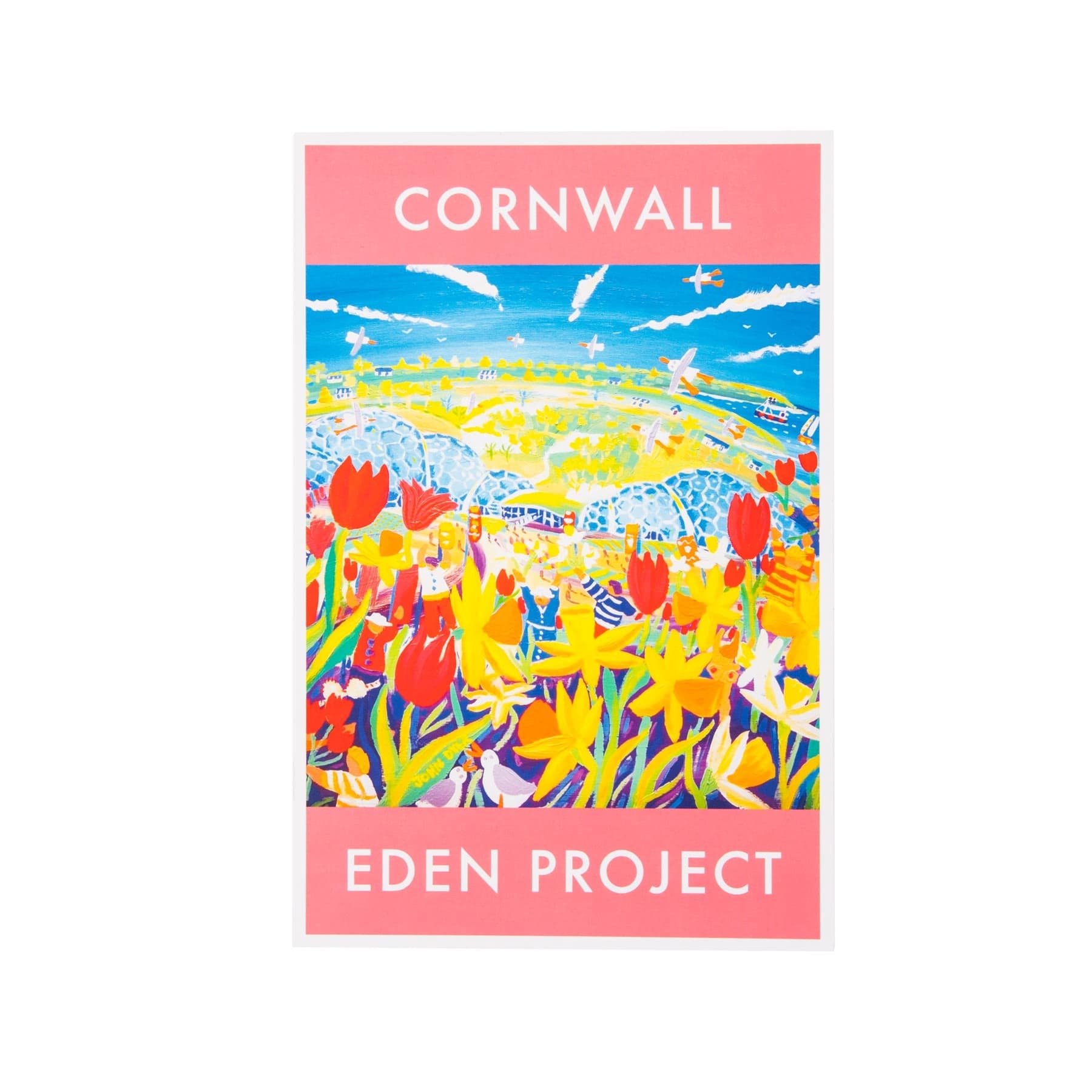 Eden Project bulb mania postcard