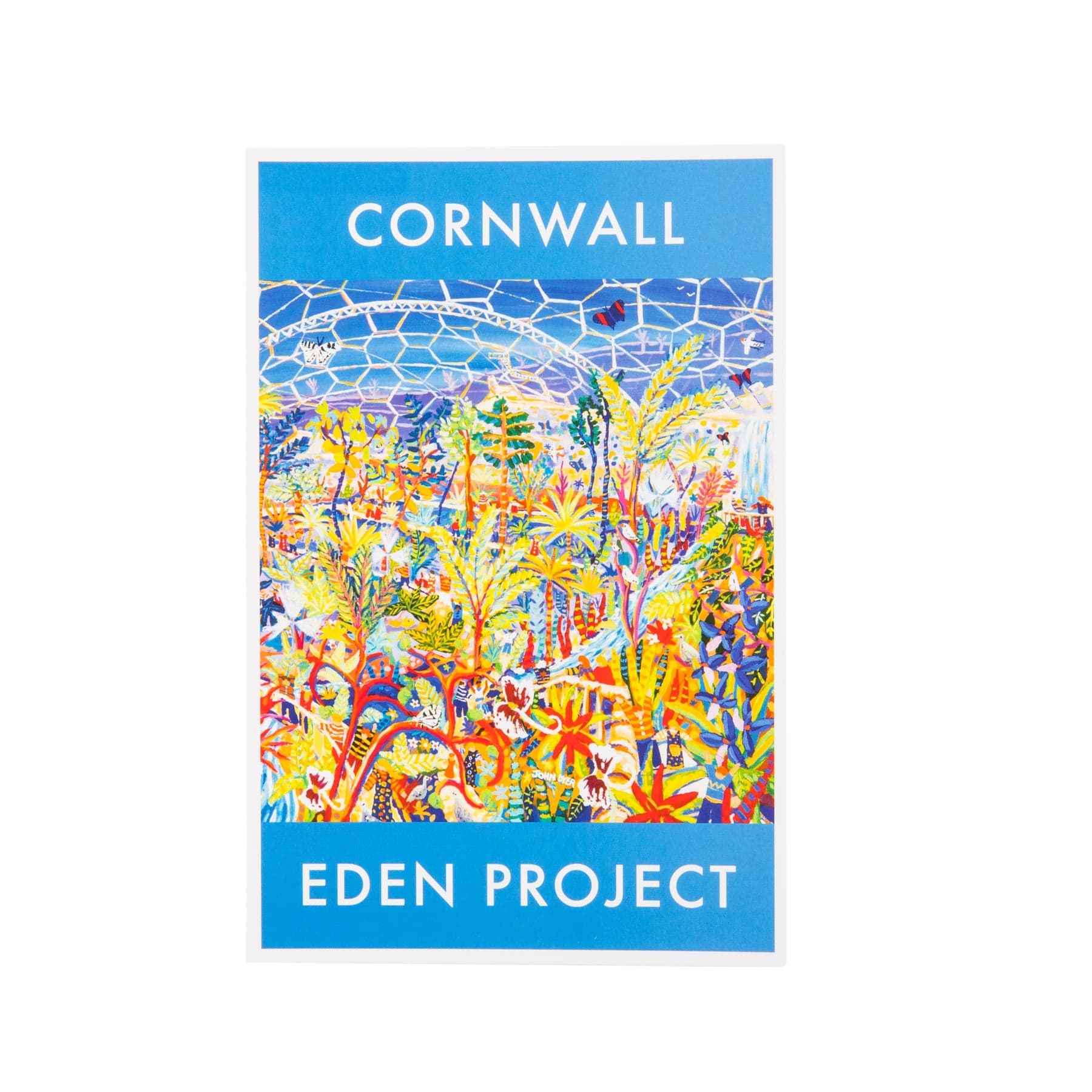 Eden Project garden of eden postcard