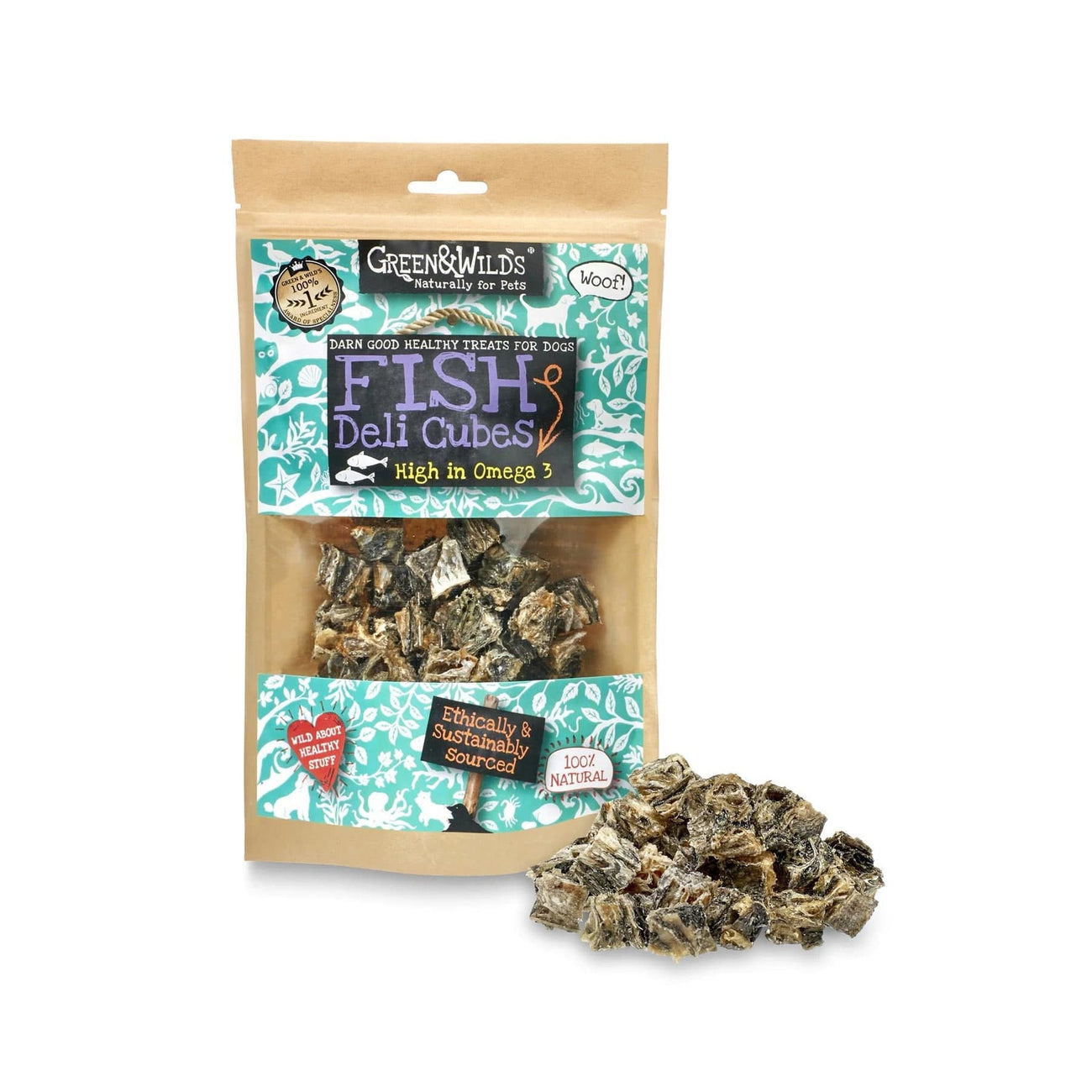 Fish deli cubes 75g