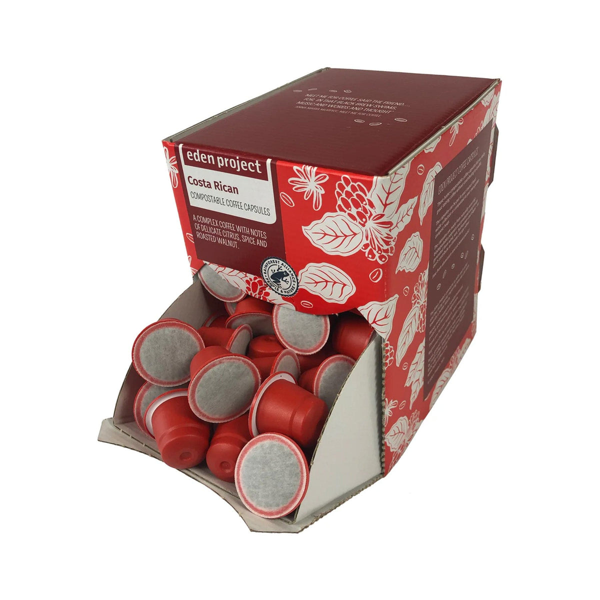 100 Costa Rican compostable coffee capsules