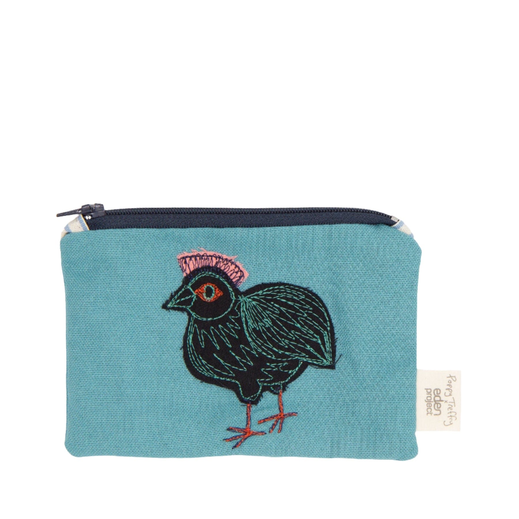 Rainforest embroidered coin purse